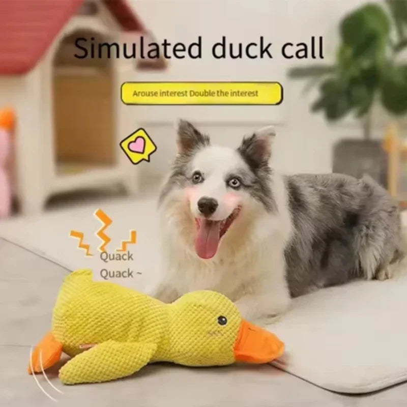 Pet Duck Squeaky Toy – Wobble Pup
