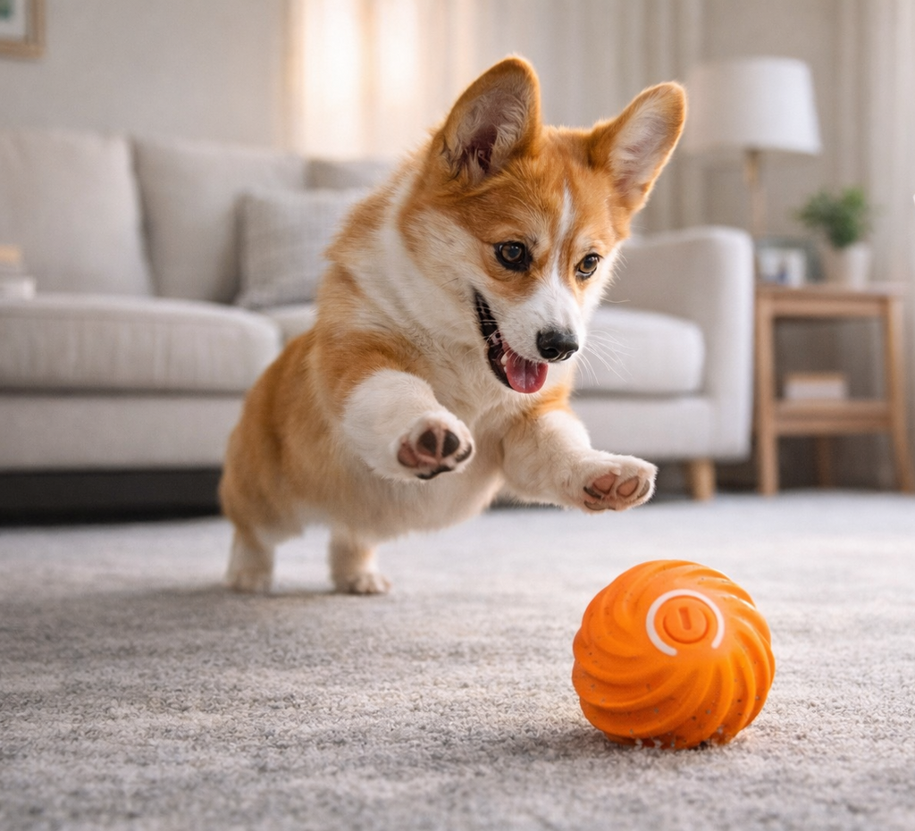 Smart Interactive Bouncing Ball for Dogs & Cats | Wobble Pup